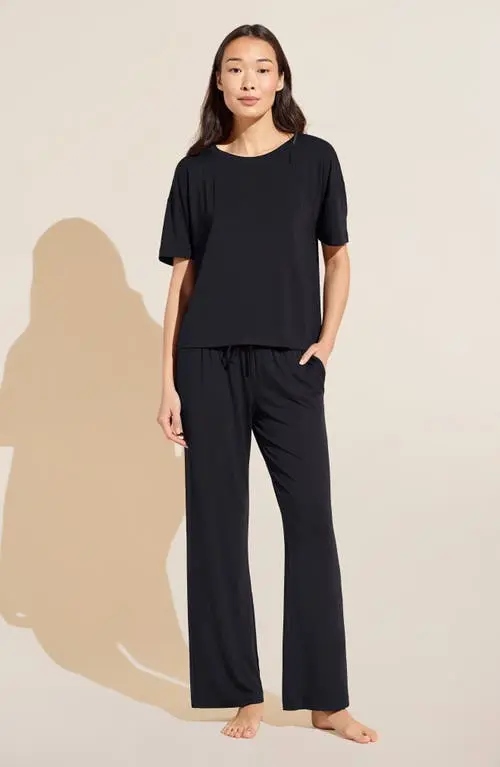 Eberjey Gisele Stretch Modal Pajama Pants - Black