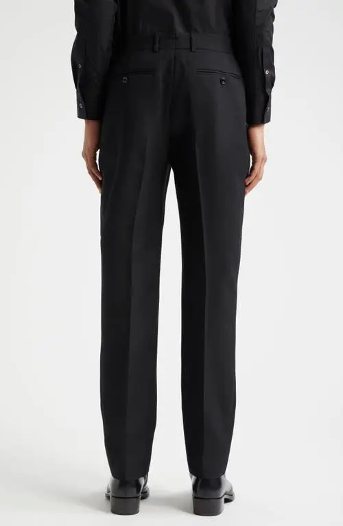 Alexander McQueen Wool Gabardine Cigarette Trousers