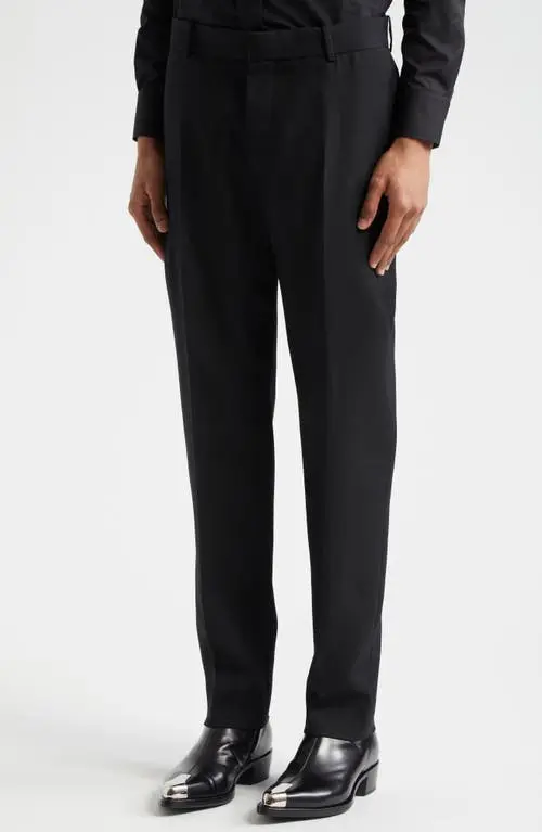 Alexander McQueen Wool Gabardine Cigarette Trousers
