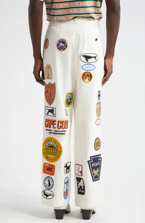 BODE Cambridge Patch Canvas Pants