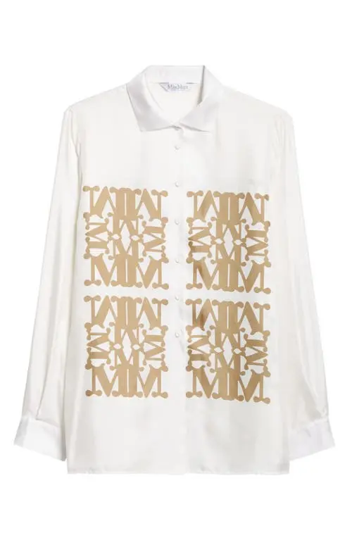 Max Mara Legno Monogram Printed Shirt