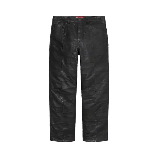 Supreme Patchwork Leather 5-pocket Jean