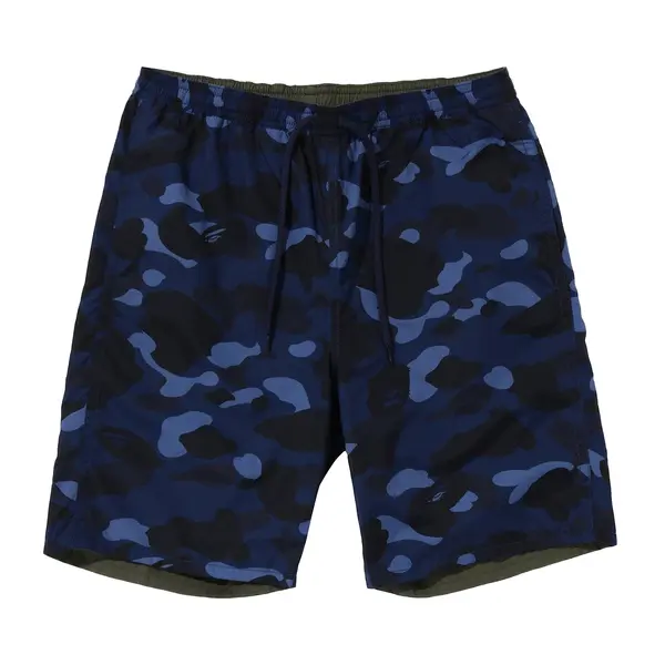 A BATHING APE Color Camo Shark Reversible Shorts