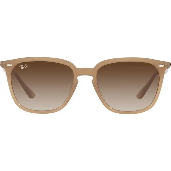 Ray-ban 55mm Square Sunglasses - Turtledove/ Gradient Brown