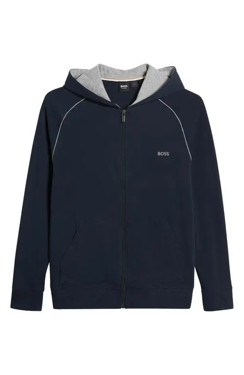 BOSS Zip-up Hoodie - Dark Blue