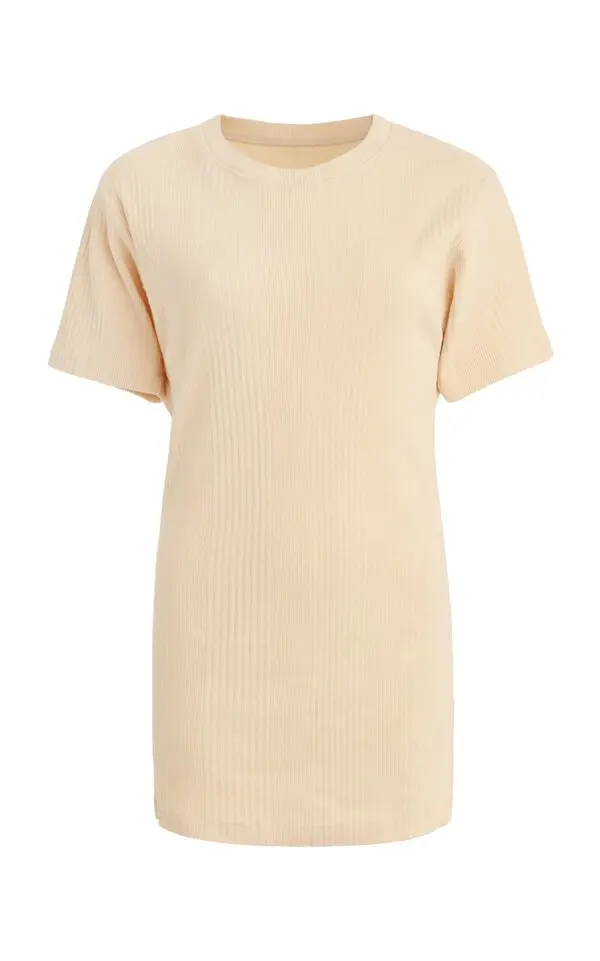 MAISON MARGIELA Ribbed Knit Cotton Top