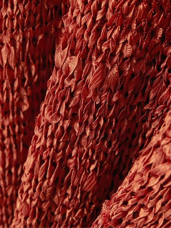 Loro Piana Open-knit Silk Top