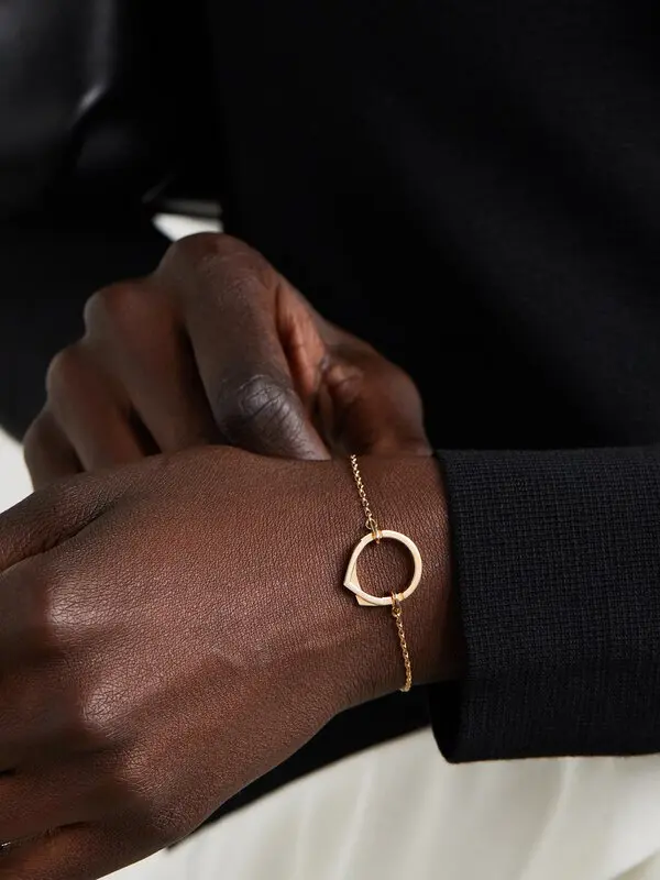 REPOSSI 18-karat Rose Charm Bracelet