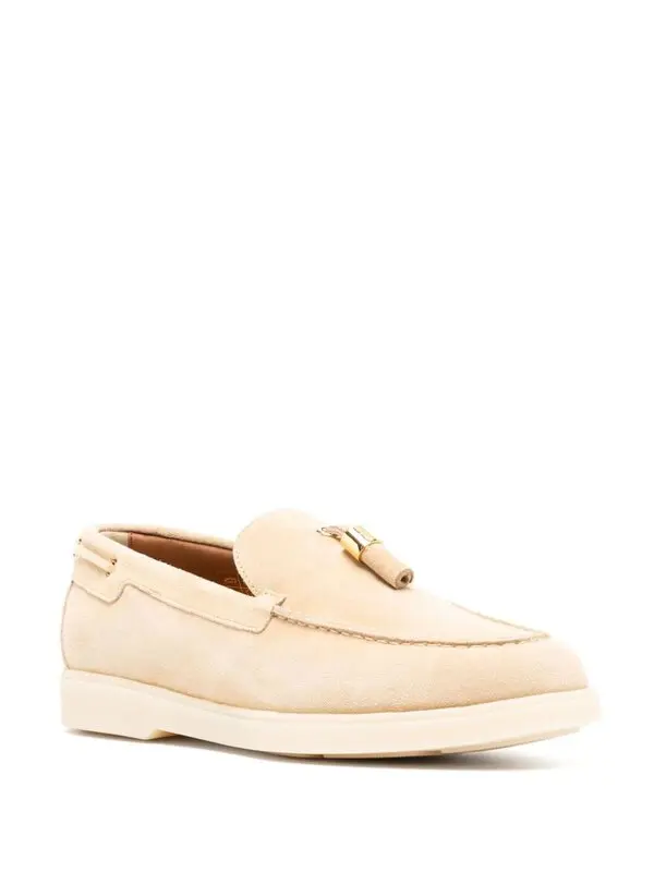 GIUSEPPE ZANOTTI Maui Tassels Loafers - Neutrals