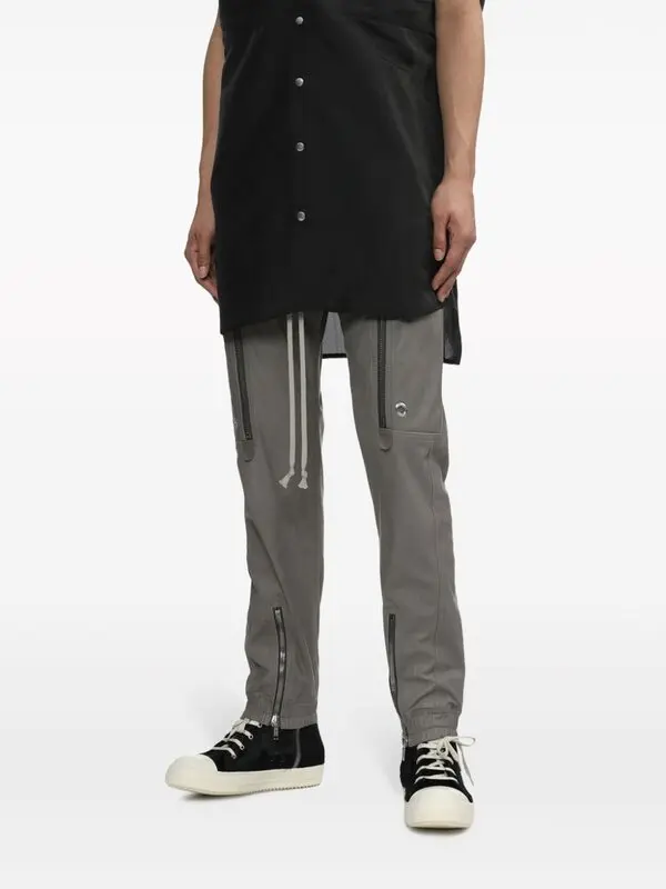 Rick Owens Bauhaus Tapered Cargo Trousers - Grey