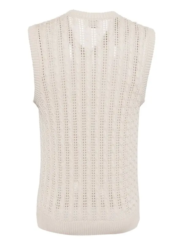 Eleventy Knitted Cotton Vest