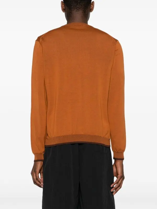 Maison Kitsuné Logo-patch Cotton Cardigan - Brown