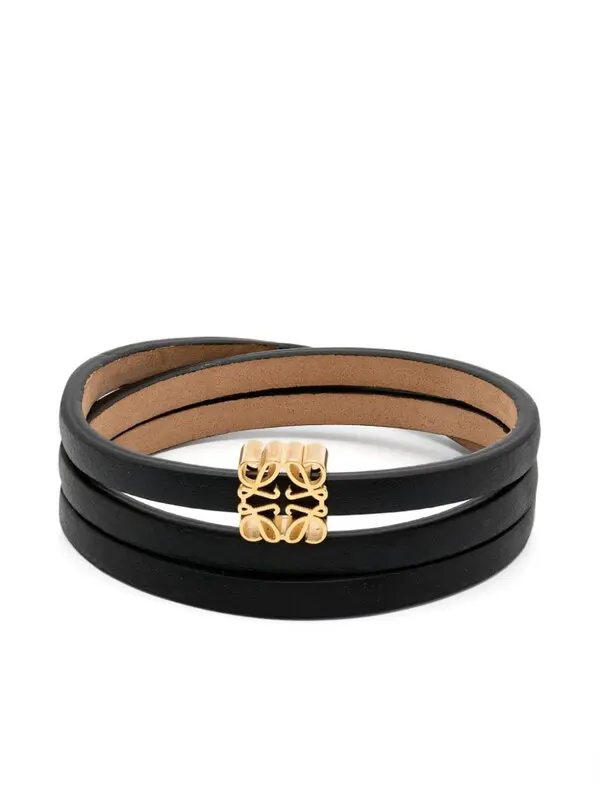 Loewe Twist Leather Bangle