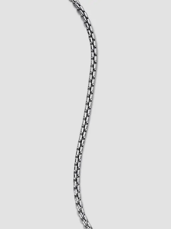 David Yurman Box Chain Bracelet In Sterling 2.7mm