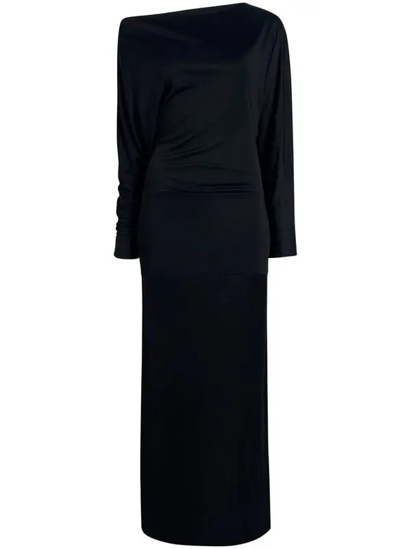 Khaite The Junet Off-shoulder Maxi Dress