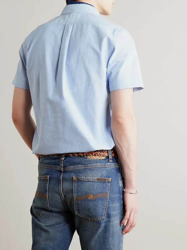 Polo Ralph Lauren Button Down-collar Logo-embroidered Cotton Oxford Shirt