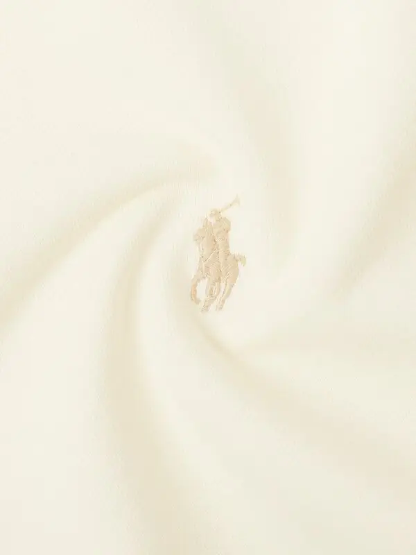 Polo Ralph Lauren Logo-embroidered Cotton-jersey Sweatshirt - White