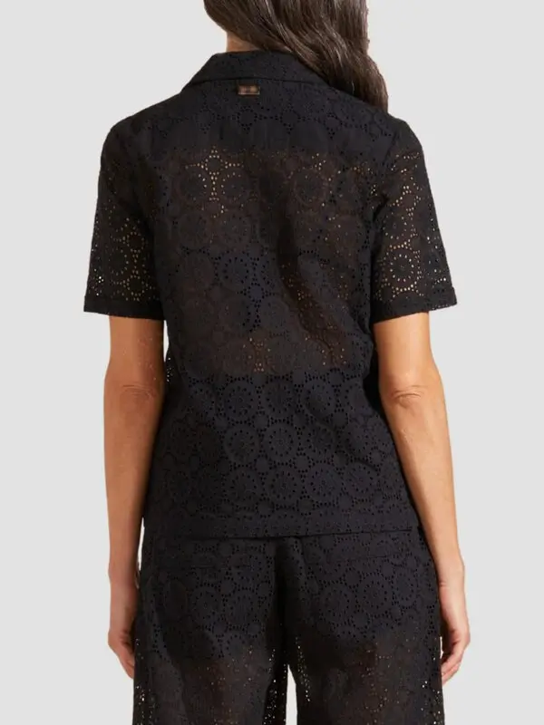 Vilebrequin Broderie Anglaise Short-sleeve Shirt