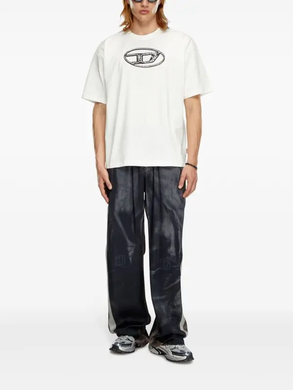 Diesel® T-Boxt-Q22 Cotton T-Shirt In White - 38% Off | Editorialist