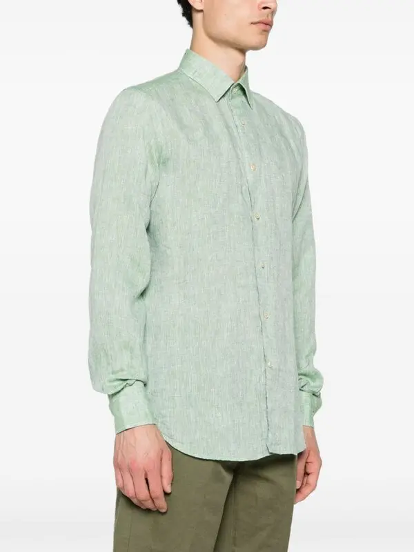 GLANSHIRT Long-sleeve Linen Shirt