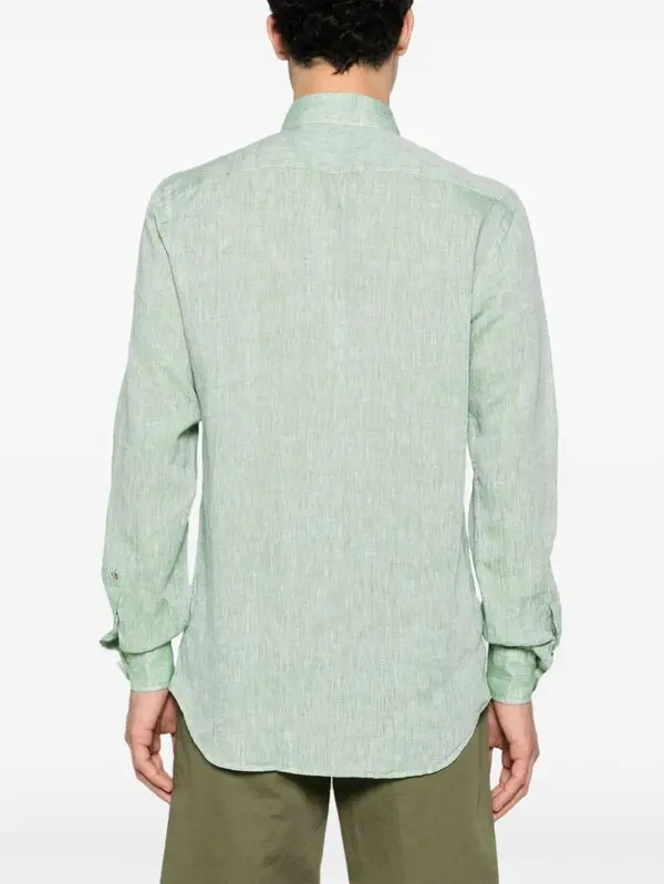 GLANSHIRT Long-sleeve Linen Shirt