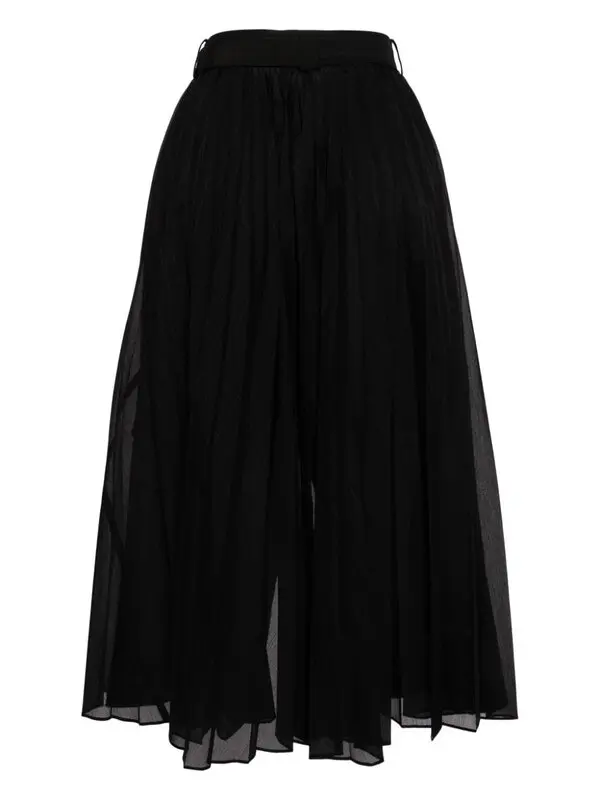 Sacai Prince Of Wales Check Midi Skirt