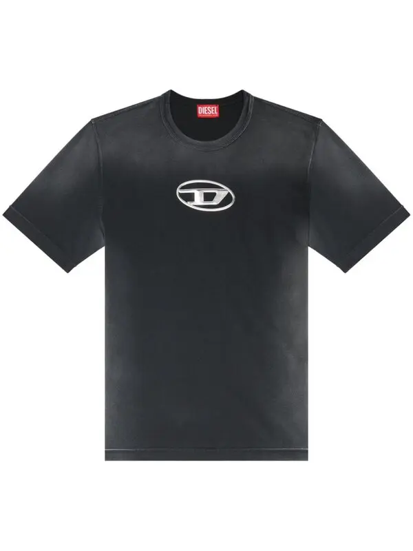 Diesel® Oval D Cut-Out T-Shirt In Black - 49% Off | Editorialist