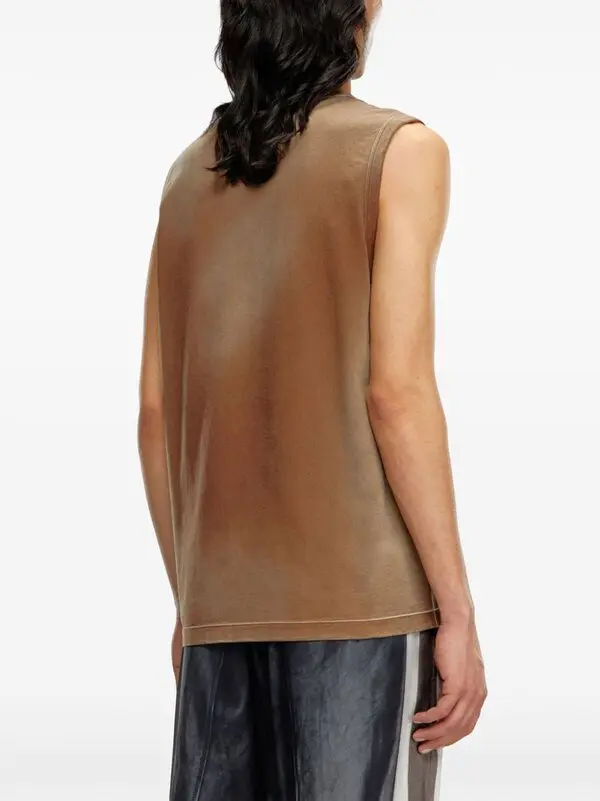 Diesel® Oval D-Plaque Tank Top In Brown - 30% Off | Editorialist