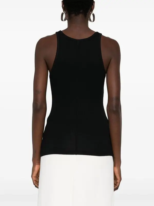 AGOLDE Sleeveless Ribbed-knit Top