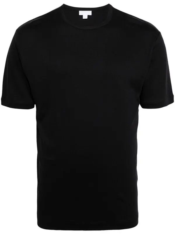 Sunspel Crew-neck Cotton T-shirt - Black