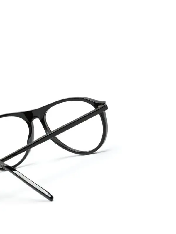 Saint Laurent Pilot Frame Glasses - Black