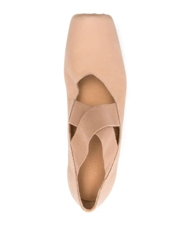 UMA WANG Crossed Strap Ballerinas