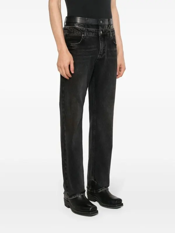 Guess High-rise Straight-leg Jeans
