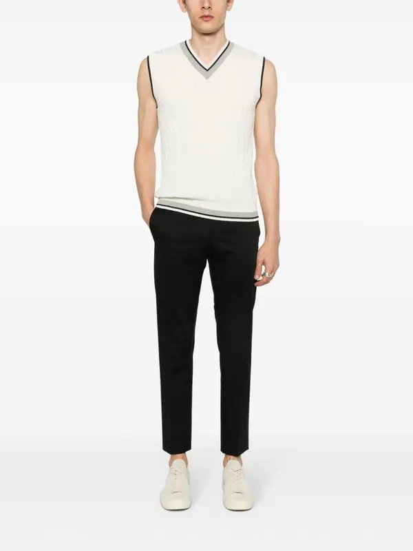PT TORINO Pressed-crease Trousers - Black