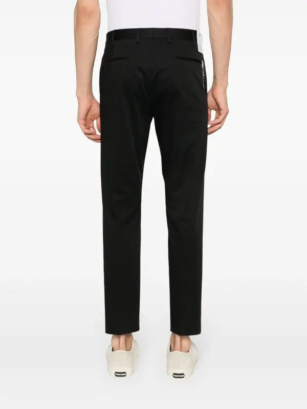 PT TORINO Pressed-crease Trousers - Black