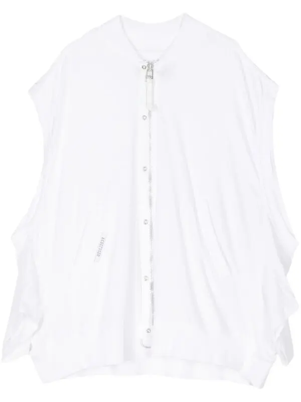 UNDERCOVERISM Zip-up Vest - White