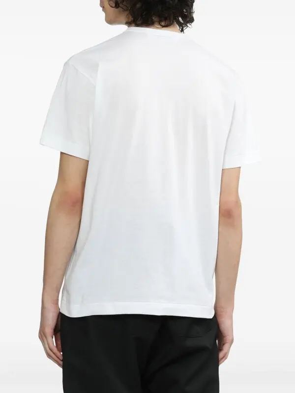 Play Comme Des Garcon Heart-print T-shirt - White