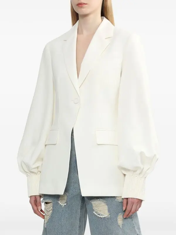 KIMHEKIM Single-button Jacket With Gathered Sleeves