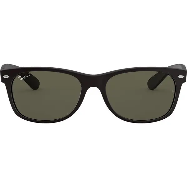 Ray-ban 55mm Rectangular Wayfarer Sunglasses - Black/green