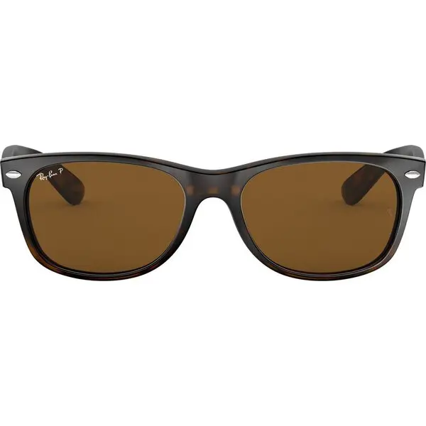 Ray-ban 55mm Rectangular Wayfarer Sunglasses - Tortoise