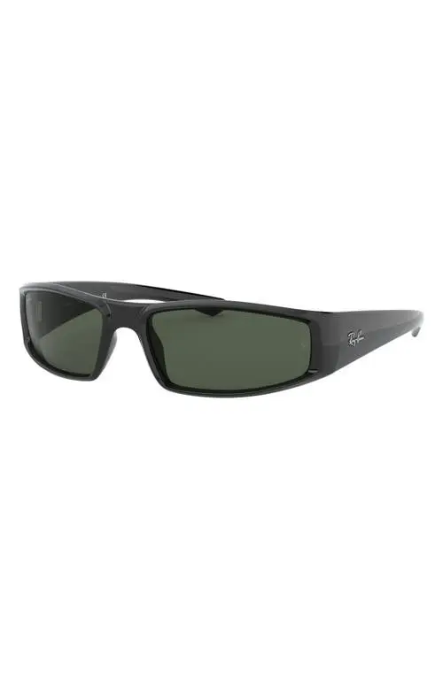 Ray-ban 58mm Rectangular Wrap Sunglasses