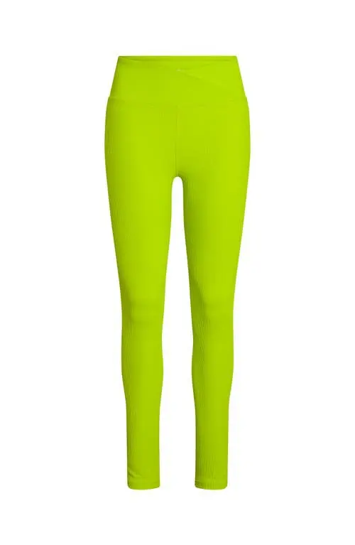 ELECTRIC YOGA Rib Legging - Lime Punch