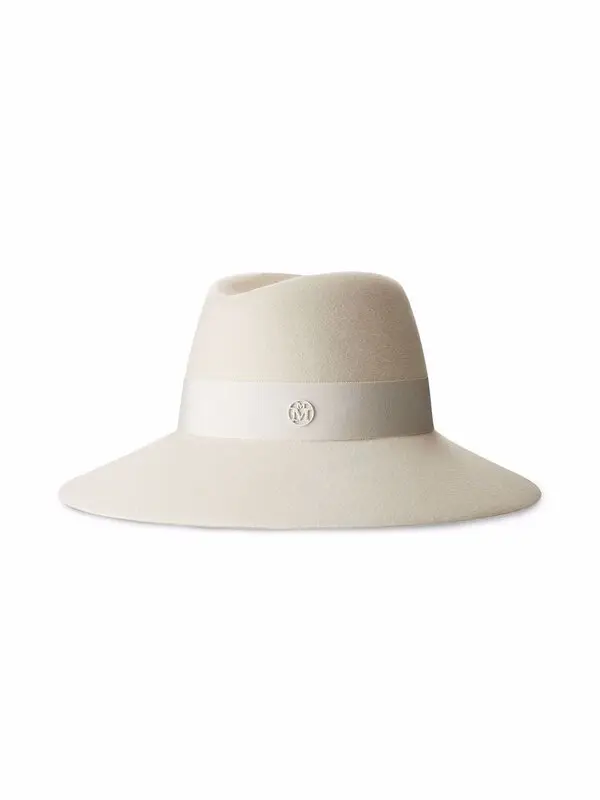 MAISON MICHEL Kate Felt Hat - Neutrals