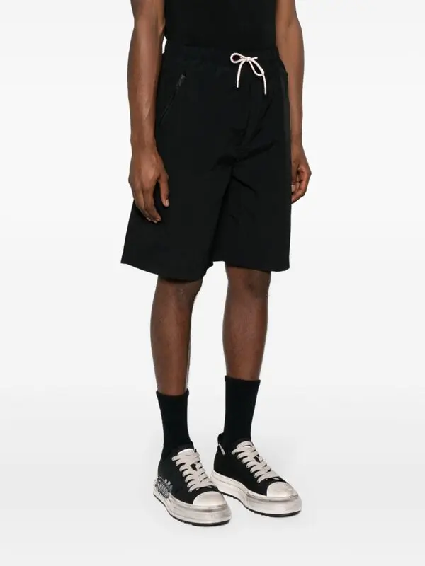 COUNTY OF MILAN Marcelo Burlon Graffiti Cross Bermuda Shorts