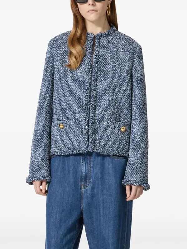 Valentino Garavani Denim Tweed Jacket