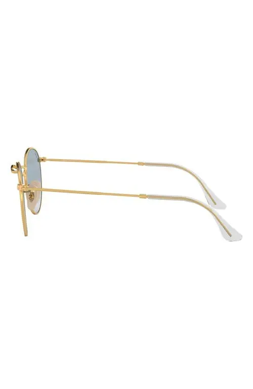 Ray-ban 50mm Small Round Sunglasses - Gold