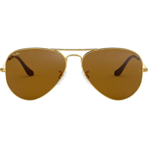 Ray-ban 62mm Aviator Sunglasses - Brown Grad