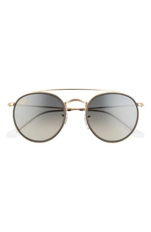 Ray-ban 51mm Aviator Sunglasses - Legend Gold/grey Gradient