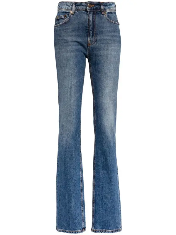 Roberto Cavalli High-rise Straight-leg Jeans