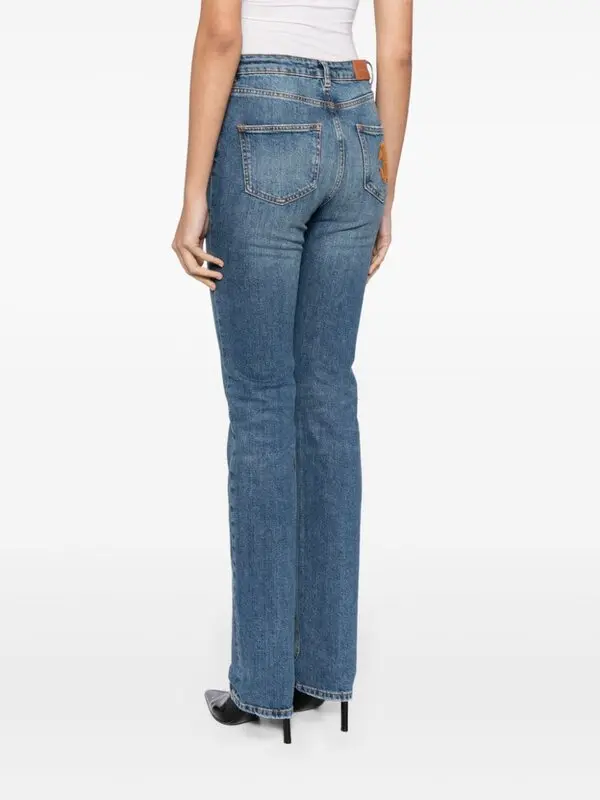 Roberto Cavalli High-rise Straight-leg Jeans